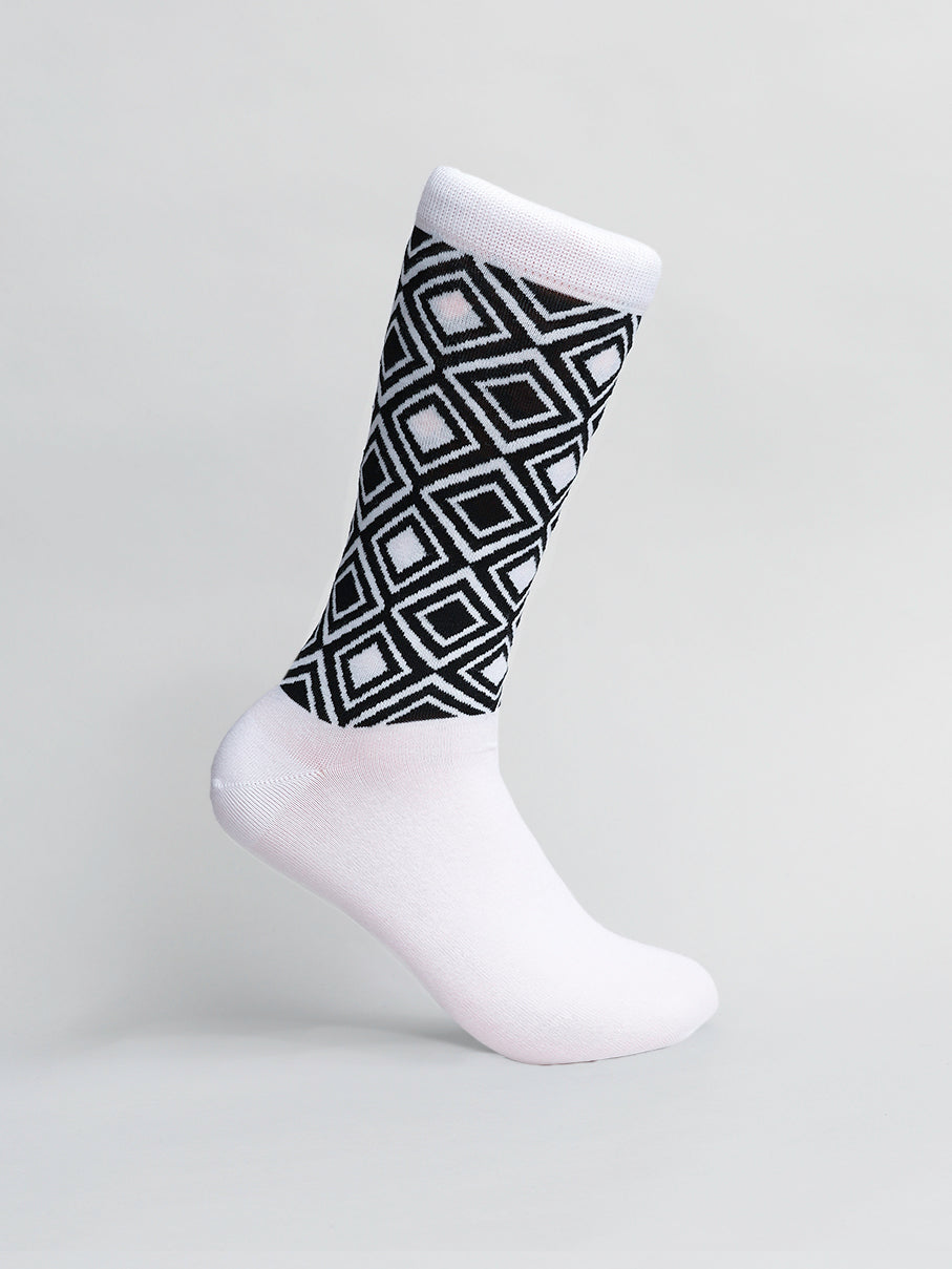 Diamond cotton socks - ID Mens